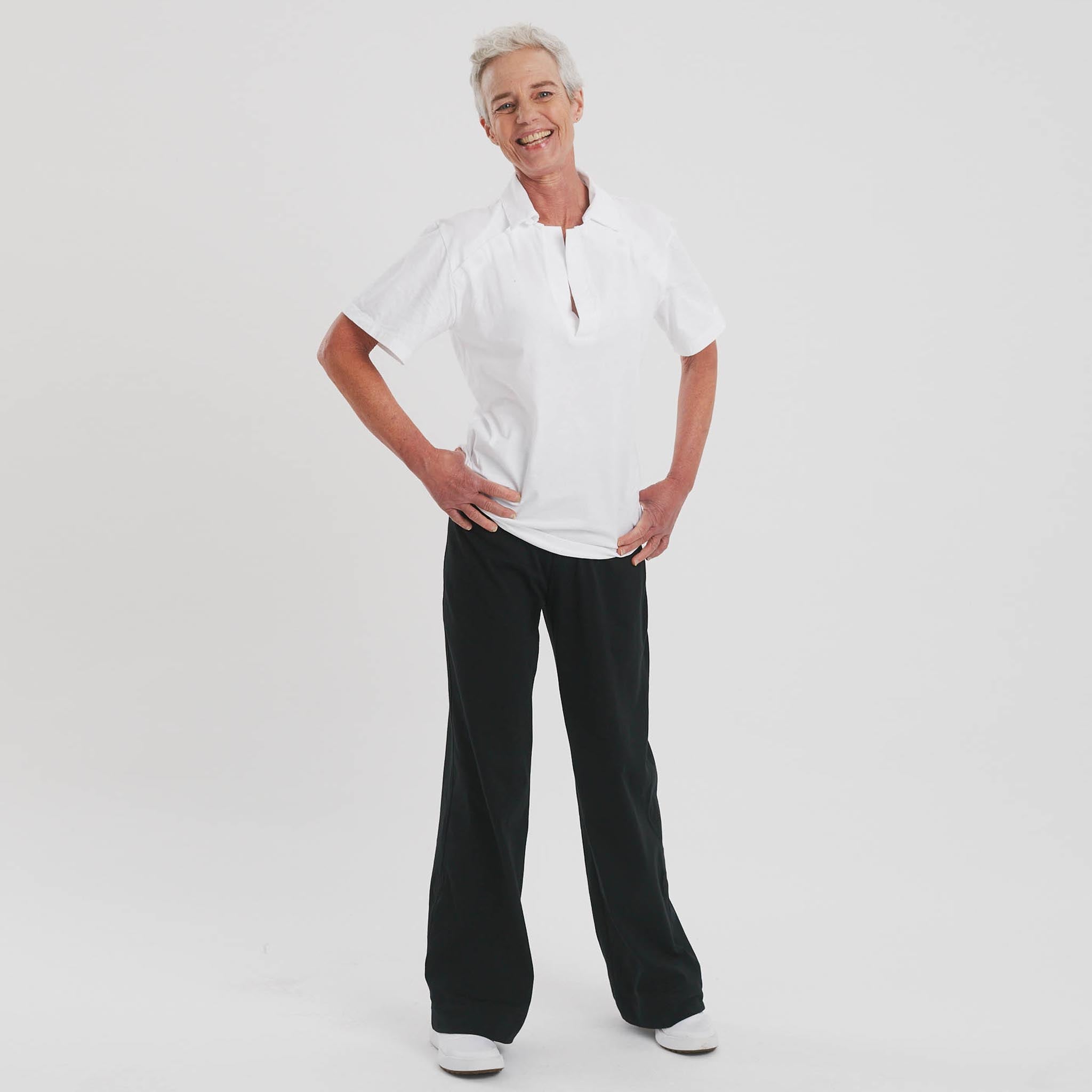 Women's Adaptive Side Fastening Pants – Black – The Shapes United