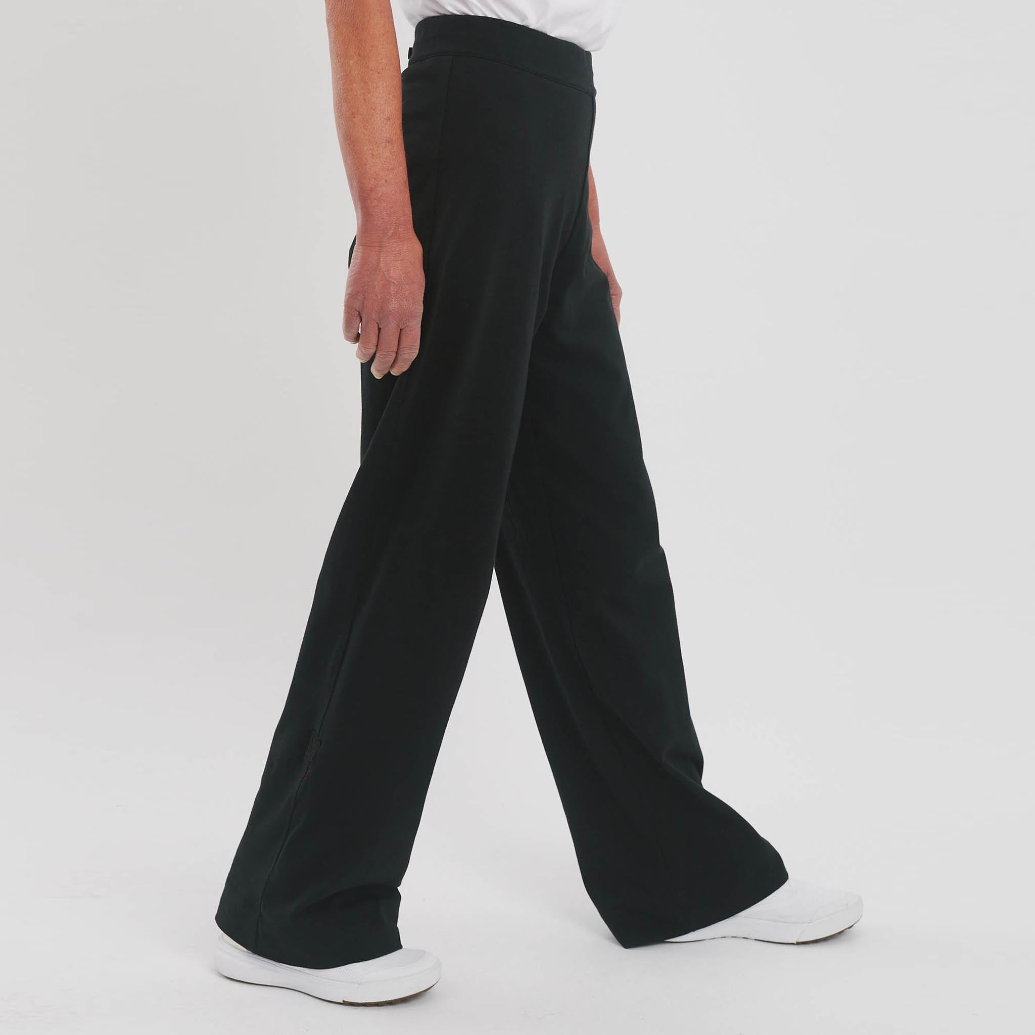 Women's Adaptive Side Fastening Pants – Black – The Shapes United