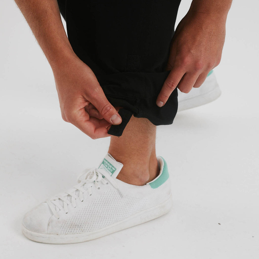 Men's Adaptive Side Fastening Pants – Black – The Shapes United