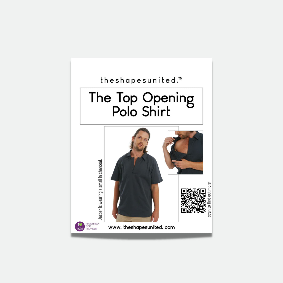 The Top Opening Polo Shirt (mens) – The Shapes United