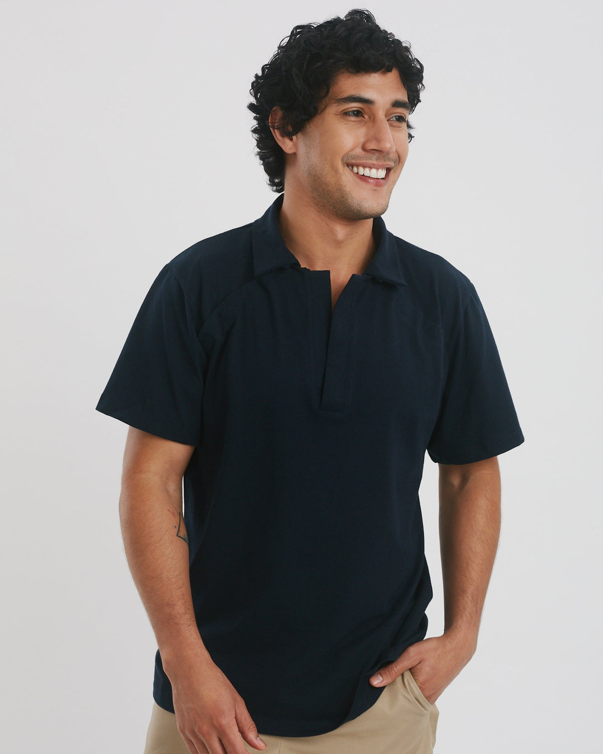 Men's Adaptive Top Fastening Polo Shirt – The Shapes United