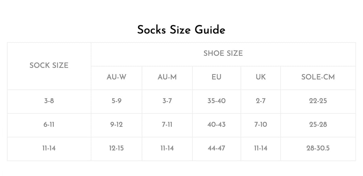 Bamboo Plain Seamless Comfort Sock – The Shapes United