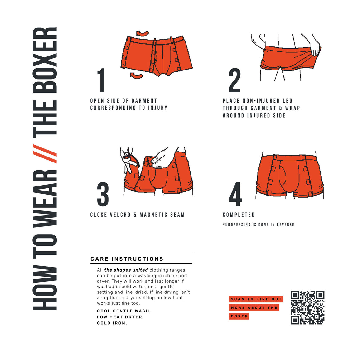 The Side Adaptive boxer shorts -Boys | The Shapes United